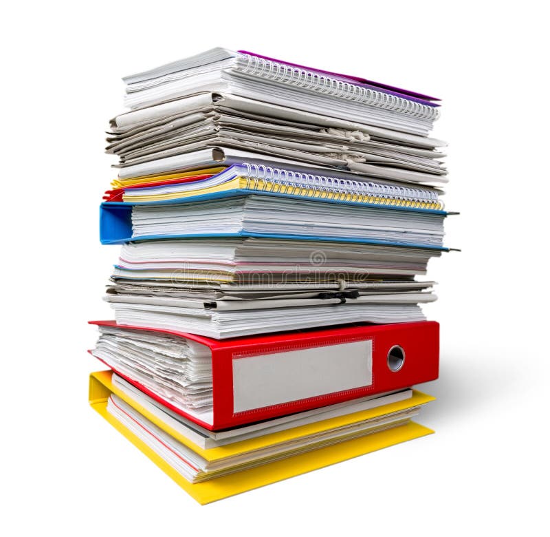 Stack of papers stock image. Image of group, paper, printing - 14437743