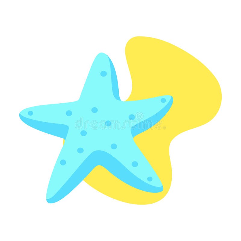 Isolated Sea Star Draw Vector Illustration Stock Vector - Illustration ...
