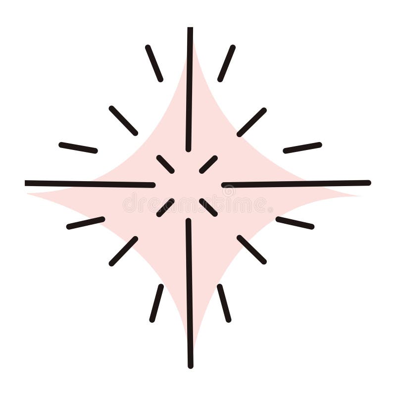 Isolated Star Shape Sketch Icon Vector Stock Vector - Illustration of ...