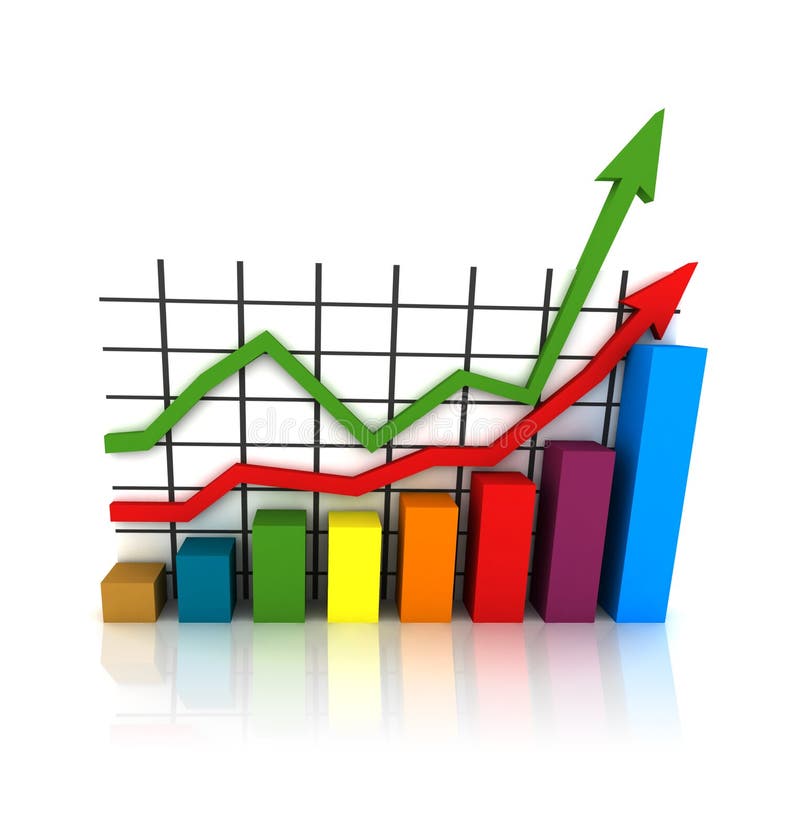 Percent graph stock illustration. Illustration of percent - 14613512