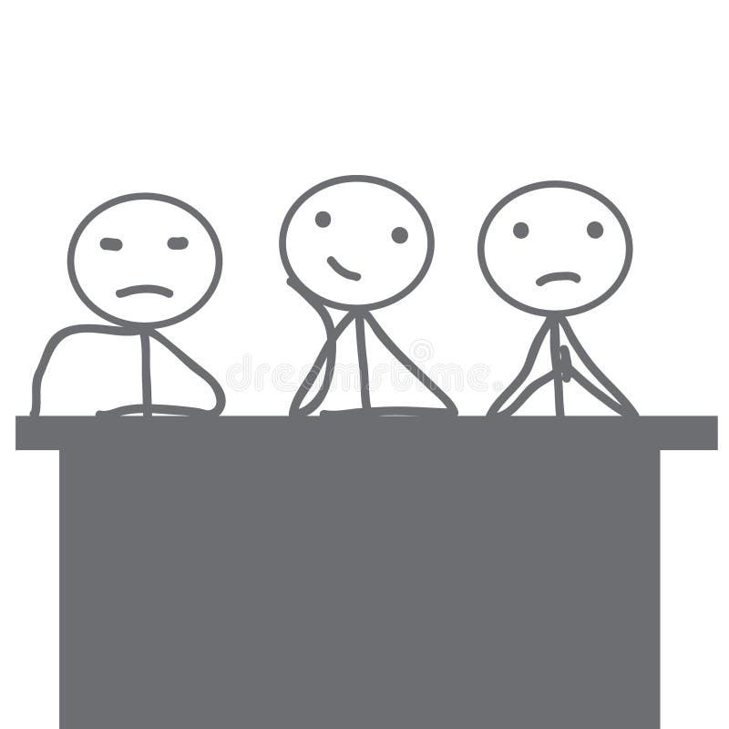 Stick Figure Business Meeting Stock Illustrations – 768 Stick Figure ...