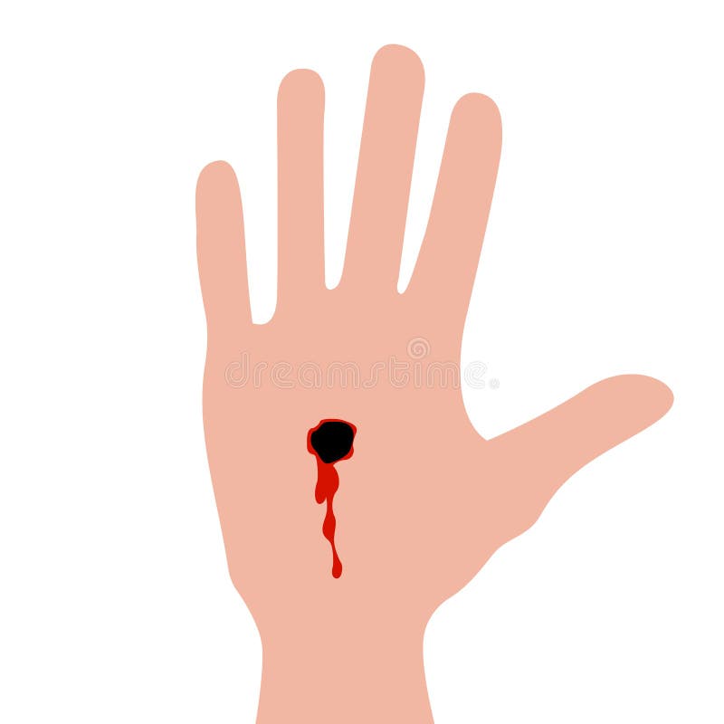 Isolated stigmata icon stock vector. Illustration of death - 140169004