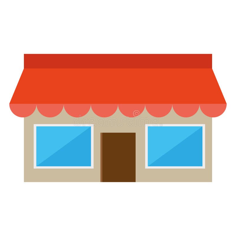 Isolated store icon stock vector. Illustration of pictogram - 190815654