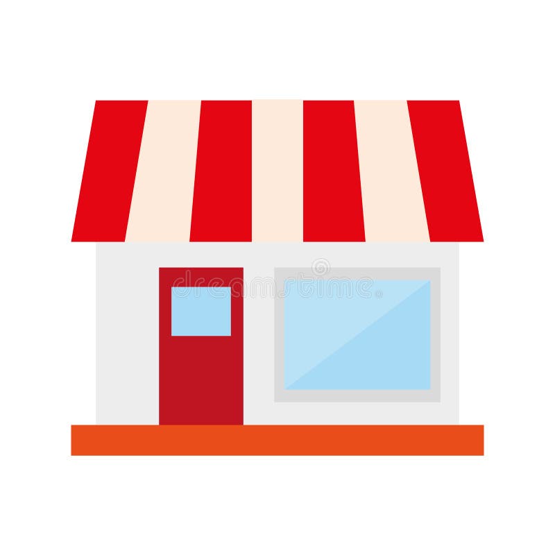 Isolated store icon stock vector. Illustration of vector - 190815692