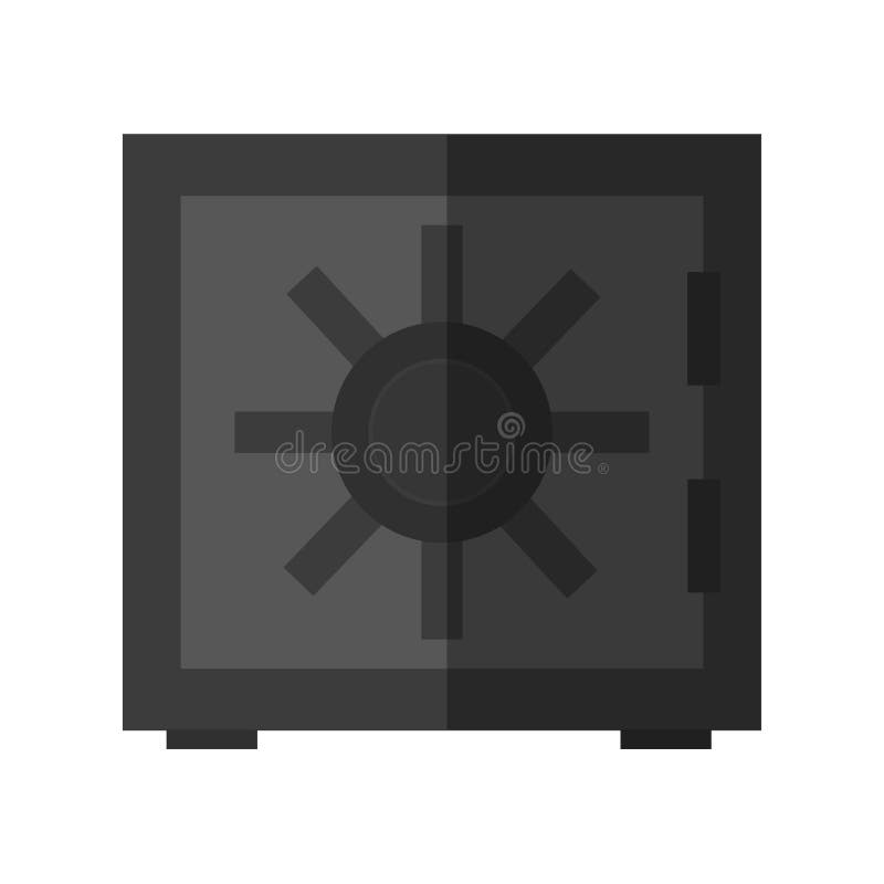 Isolated strongbox design stock vector. Illustration of safe - 80916604