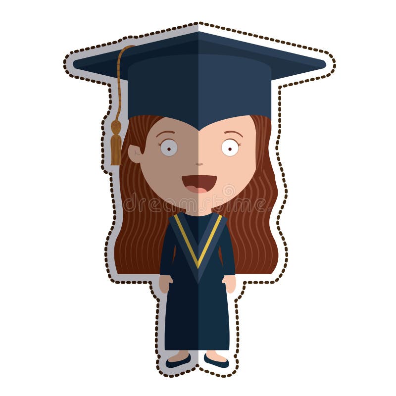 Isolated Student Cartoon of School Design Stock Vector - Illustration ...