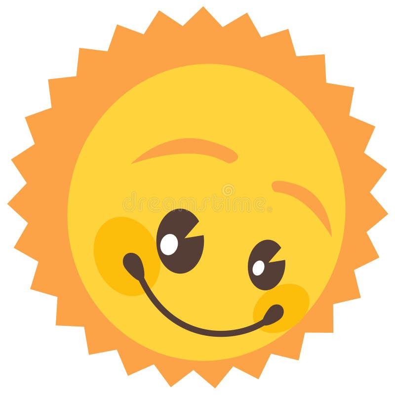 Happy Friday Sun Smile Cute Cartoon Illustration Stock Vector ...