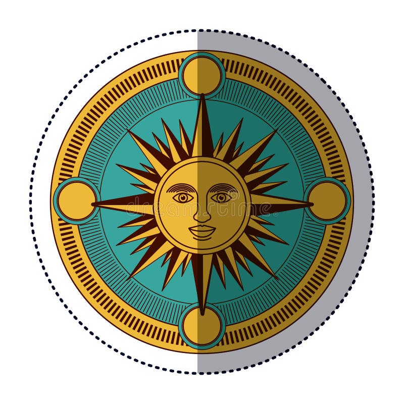 Sun Compass Stock Illustrations – 7,745 Sun Compass Stock Illustrations ...