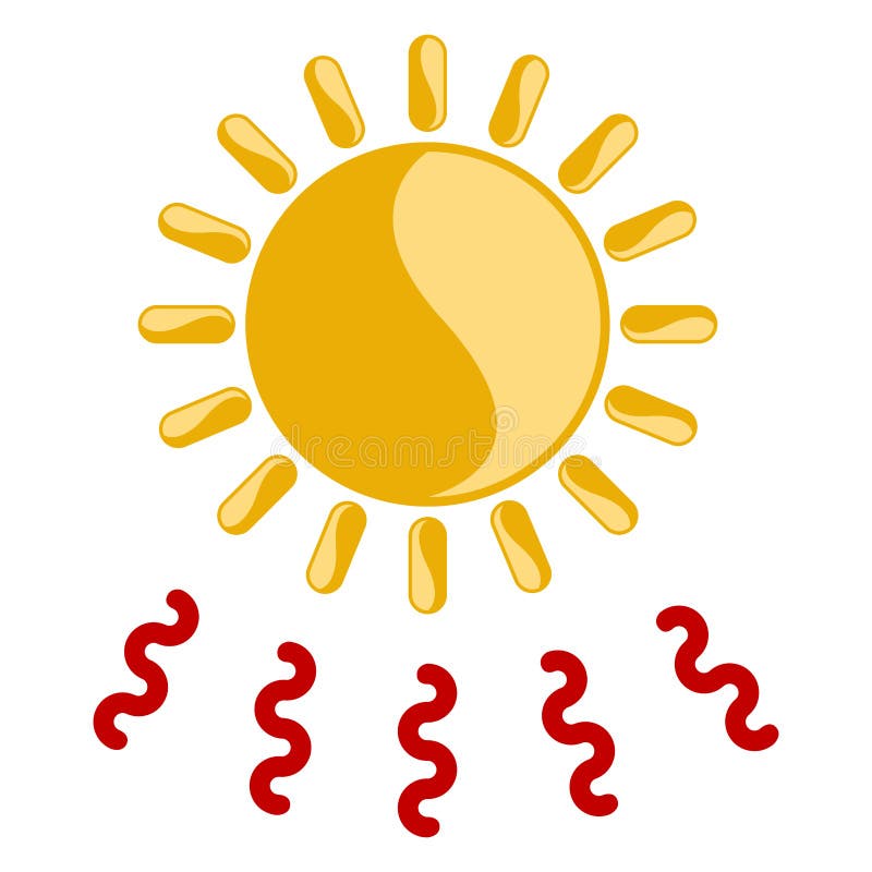 Isolated Sunny Weather Icon Stock Vector - Illustration of cloud, icon ...