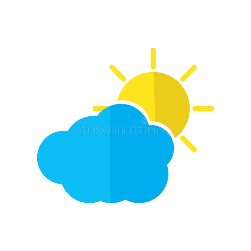 Isolated Sunny Weather Icon Stock Vector - Illustration of forecast ...