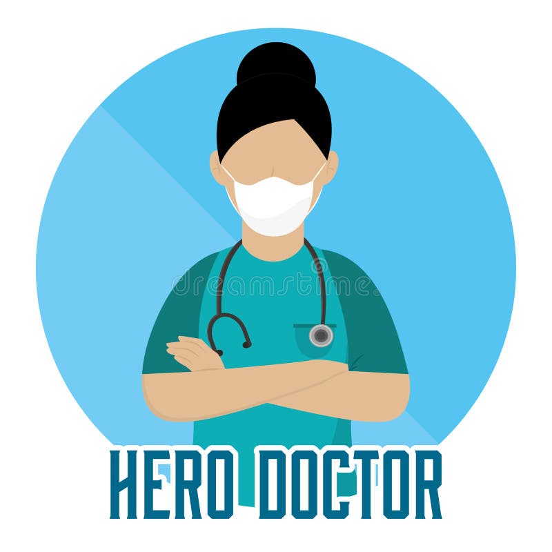 Isolated Surgeon Hero Doctor Stock Vector - Illustration of clipart ...