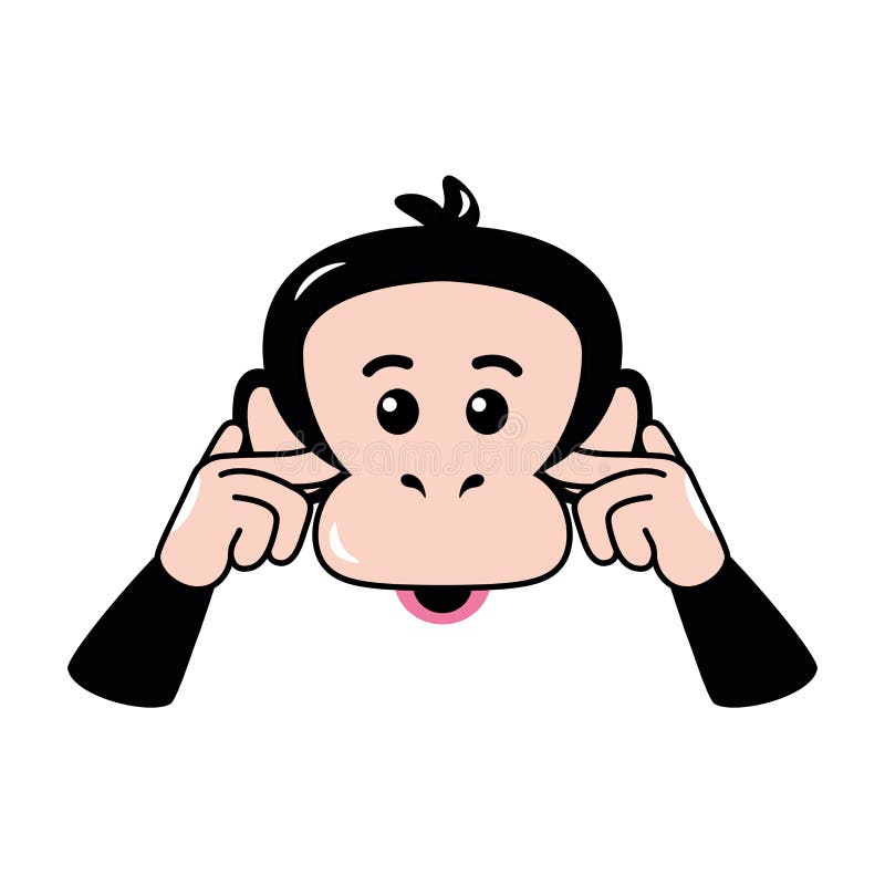 Emoji Chimpanzee Stock Illustrations – 155 Emoji Chimpanzee Stock ...