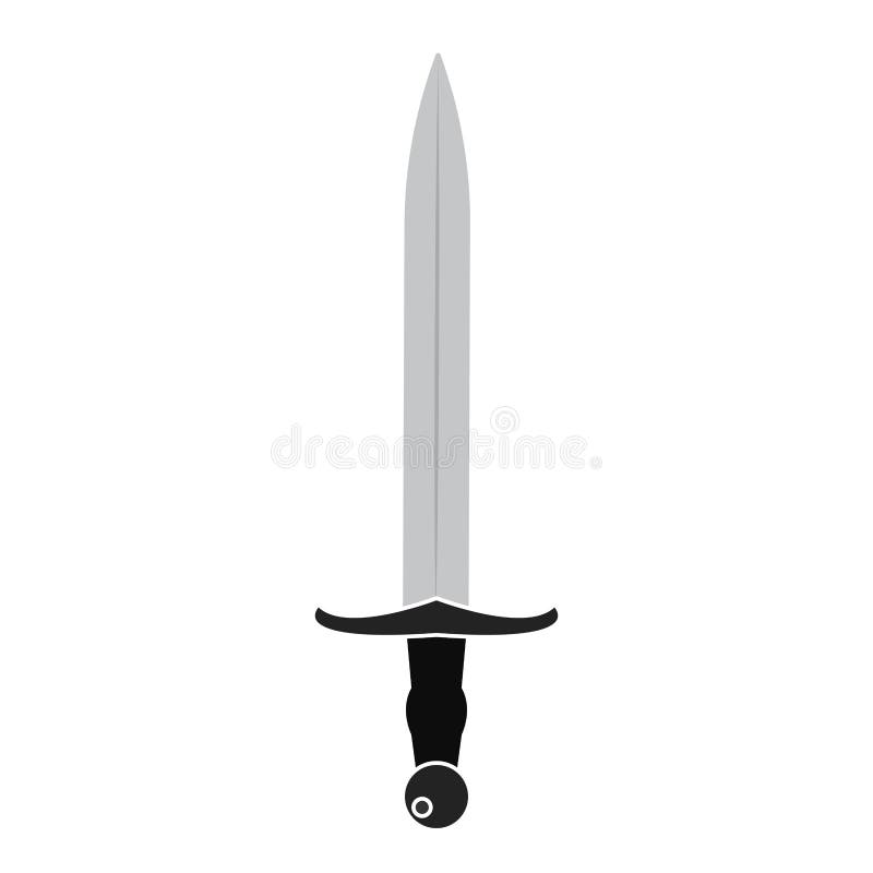 Isolated sword icon stock vector. Illustration of tournament - 201594532