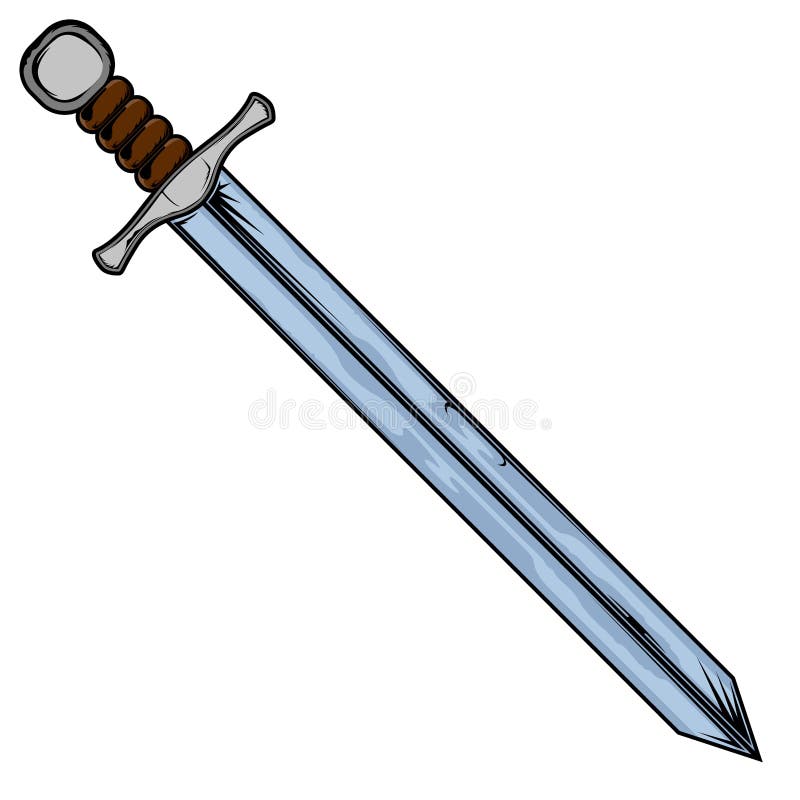 Sword. Hand drawn sketch stock vector. Illustration of background ... Sword. Hand drawn sketch stock vector. Illustration of background ...