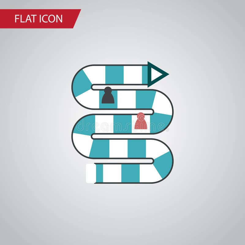 Isolated Table Game Flat Icon. Multiplayer Vector Element Can Be Used ...