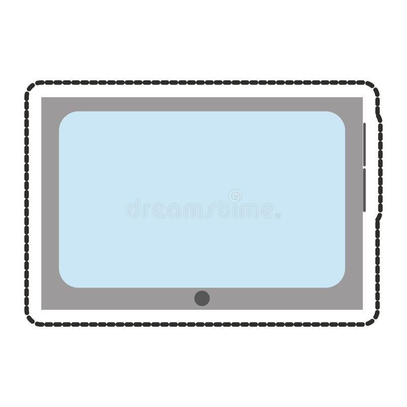Isolated Tablet Device Design Stock Vector - Illustration of virtual ...