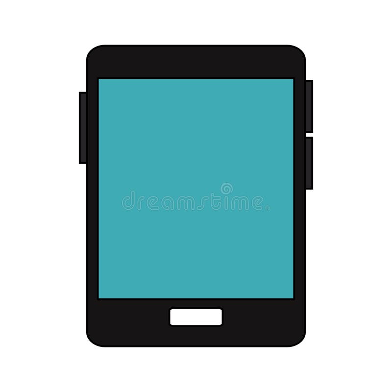 Isolated Tablet Device Design Stock Vector - Illustration of electronic ...