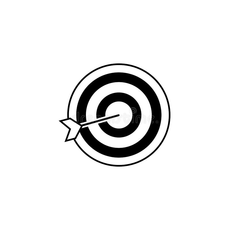 Isolated Target Icon Line Design Stock Vector - Illustration of ...