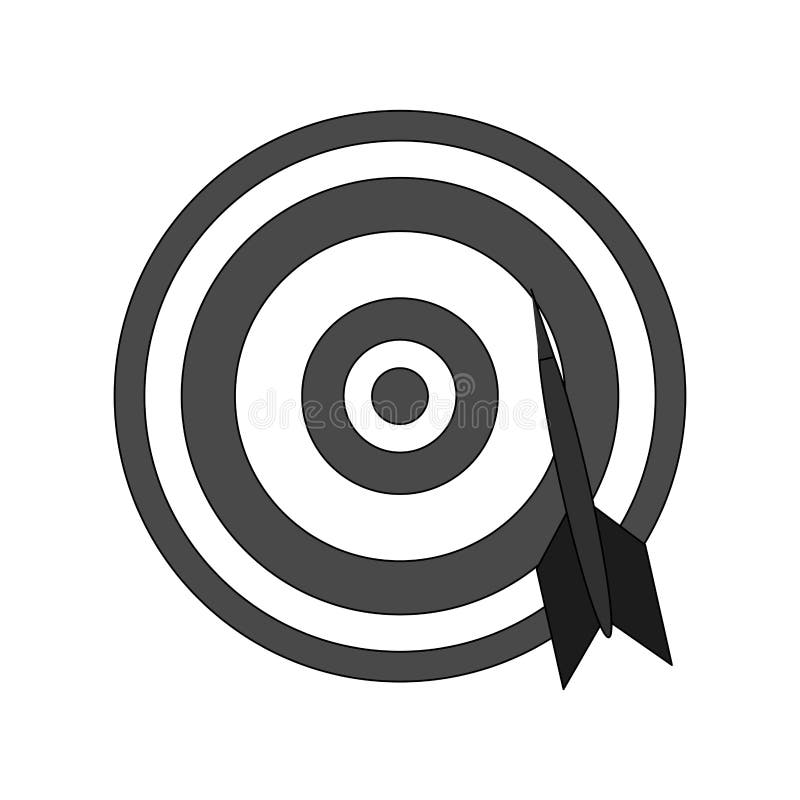 Isolated target toy design stock vector. Illustration of sign - 81354541