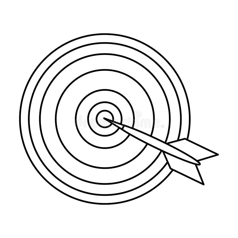 Isolated target toy design stock vector. Illustration of funny - 81355326