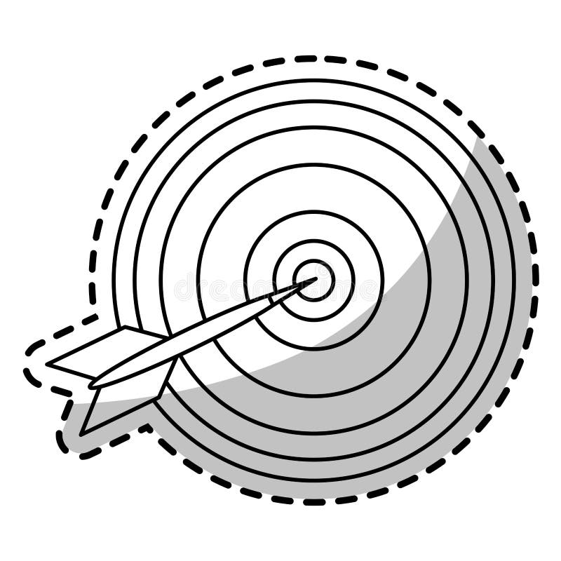 Isolated target toy design stock vector. Illustration of leisure - 81356438