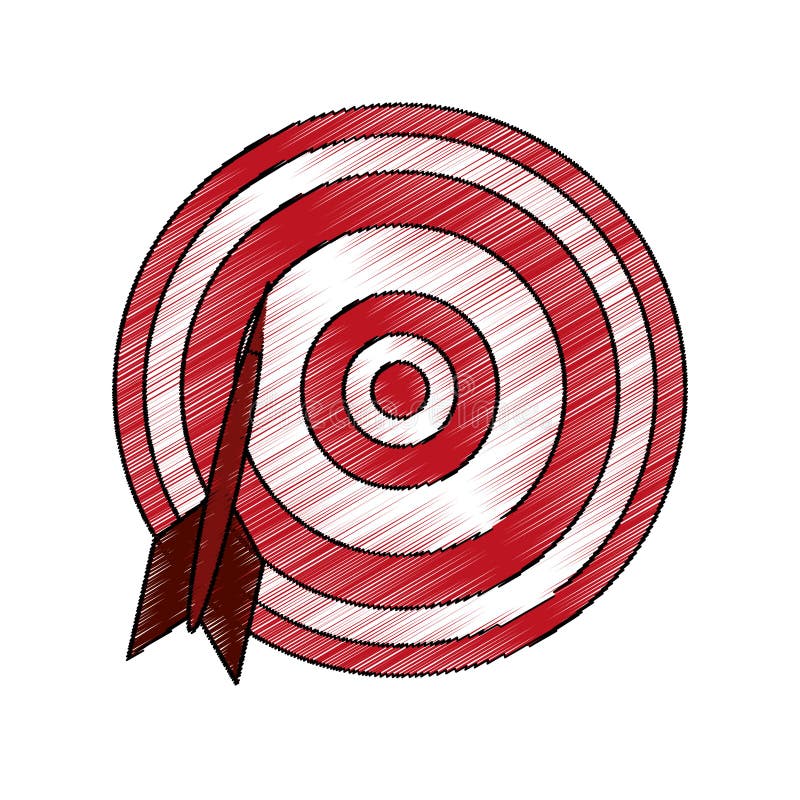 Isolated target toy design stock vector. Illustration of decorative ...