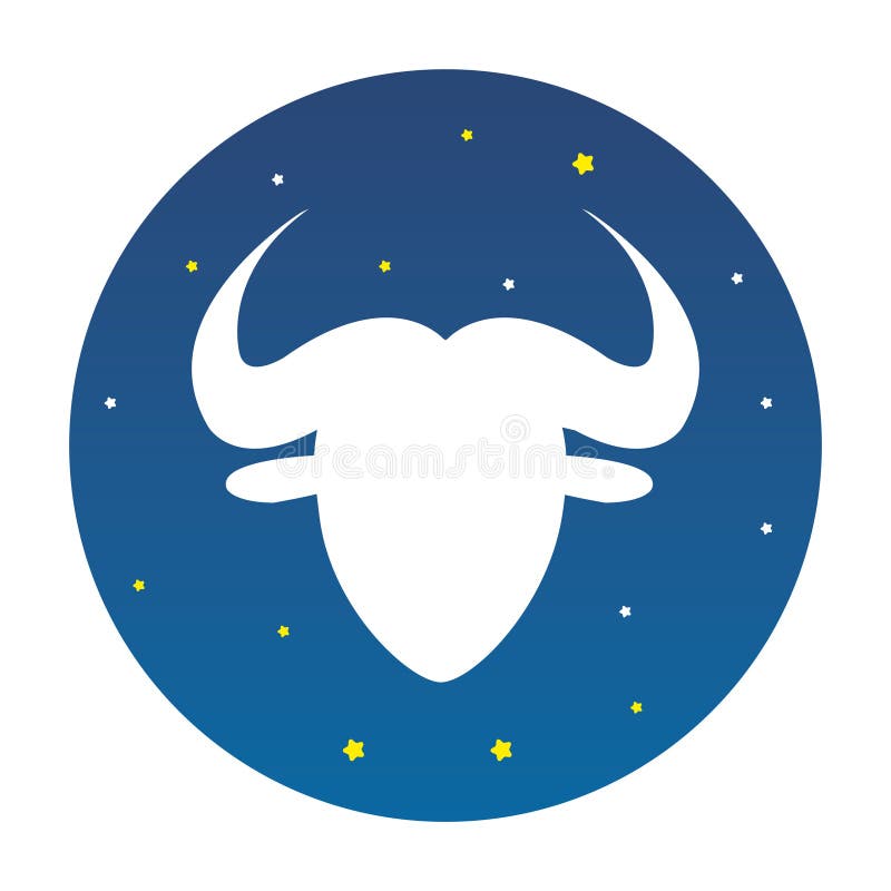 Isolated Taurus Animal Silhouette Zodiac Sign Vector Stock Vector ...