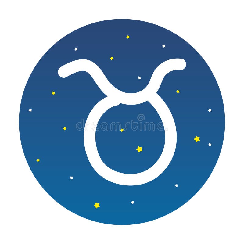 Isolated Taurus Colored Zodiac Sign Symbol Vector Stock Vector ...