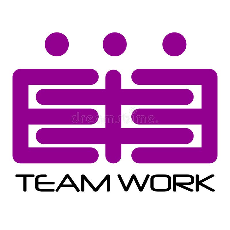 Isolated teamwork logo stock vector. Illustration of design - 101233996