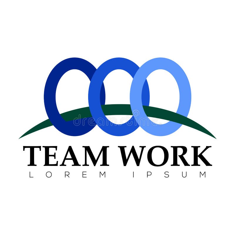 Isolated teamwork logo stock vector. Illustration of design - 101233996