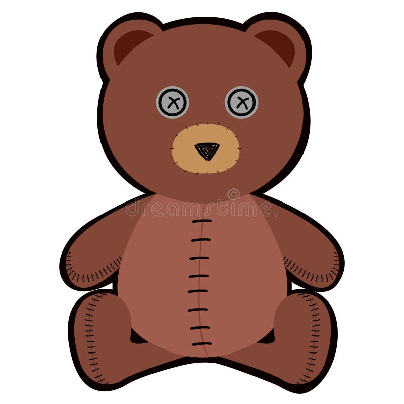 Stitched Teddy Bear Stock Illustrations – 383 Stitched Teddy Bear Stock ...