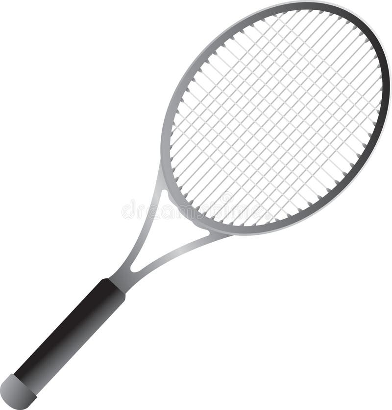 Tennis racket and ball stock vector. Illustration of graphics - 11621849