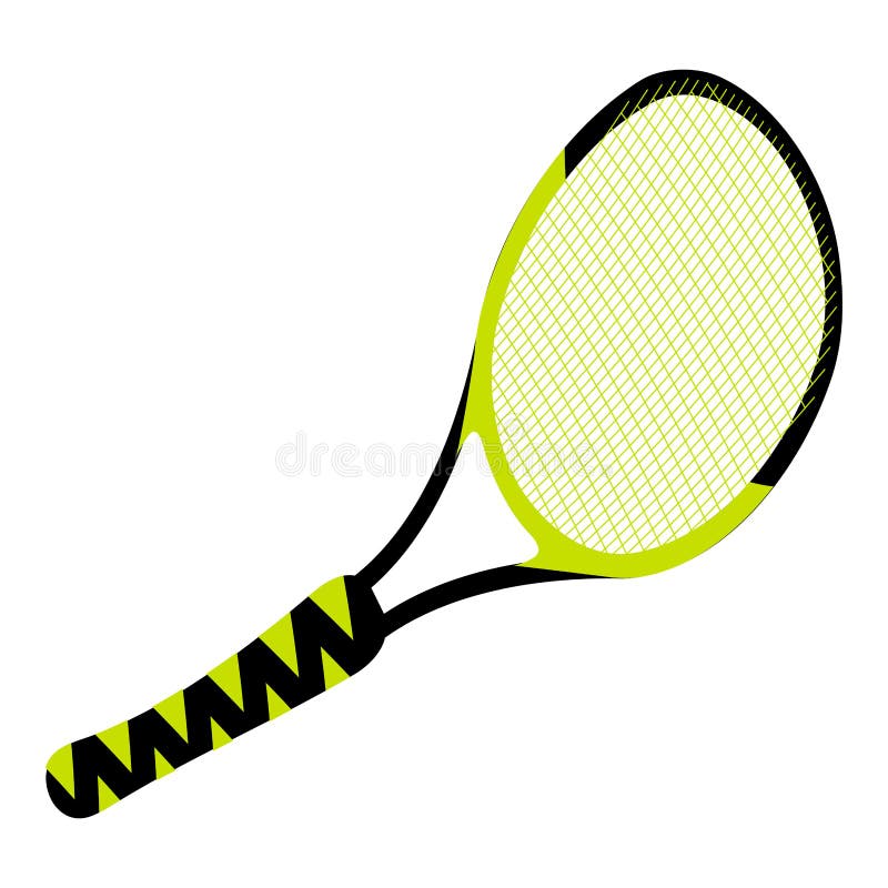 Isolated Tennis Illustration Stock Vector - Illustration of beauty ...