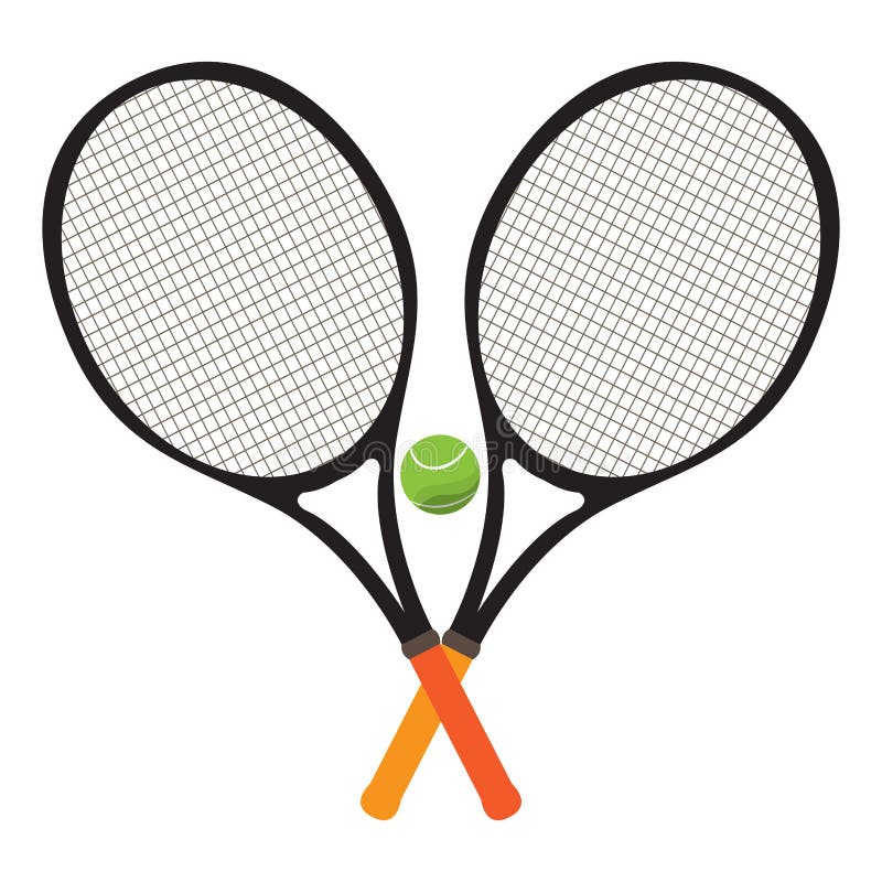 Pair Tennis Rackets Stock Illustrations – 331 Pair Tennis Rackets Stock ...