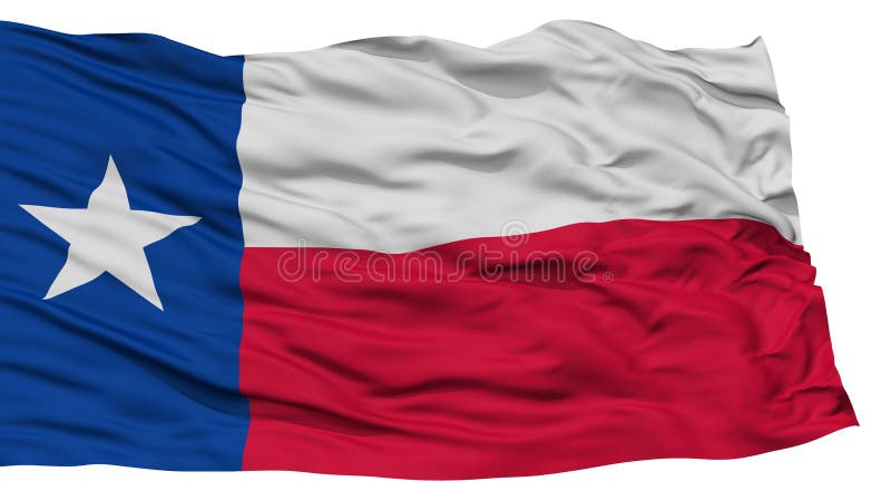 Isolated Texas Flag, USA State Stock Illustration - Illustration of ...