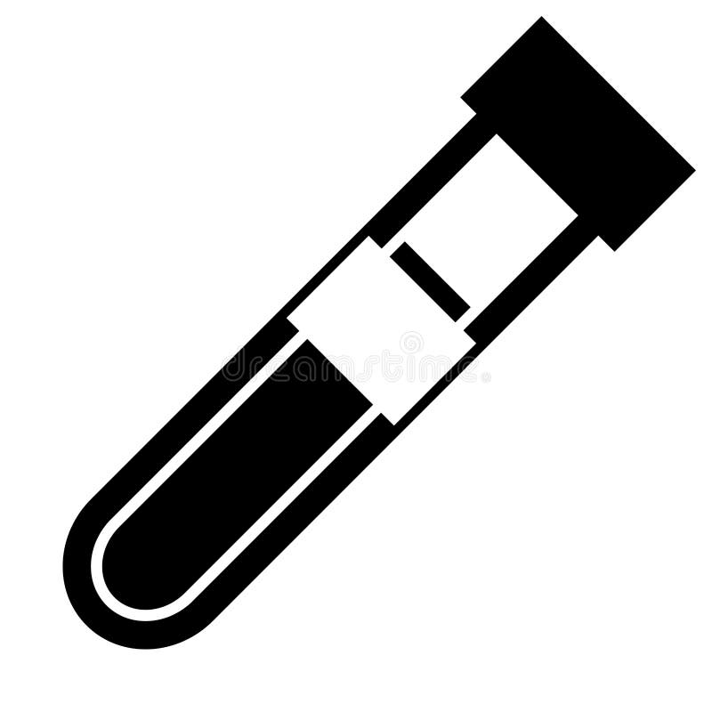 Isolated text tube icon stock vector. Illustration of laboratory - 89481070