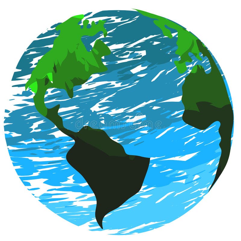 Isolated textured earth stock illustration. Illustration of abstract ...