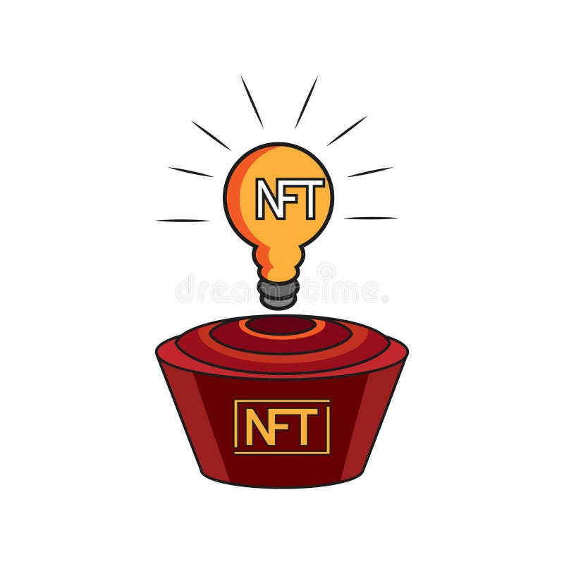 Isolated Thing Animated Ntf Color Ilustration Vector Stock Illustration ...