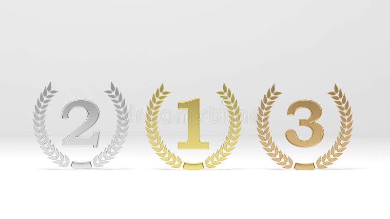 Isolated three place signs stock illustration. Illustration of metal ...