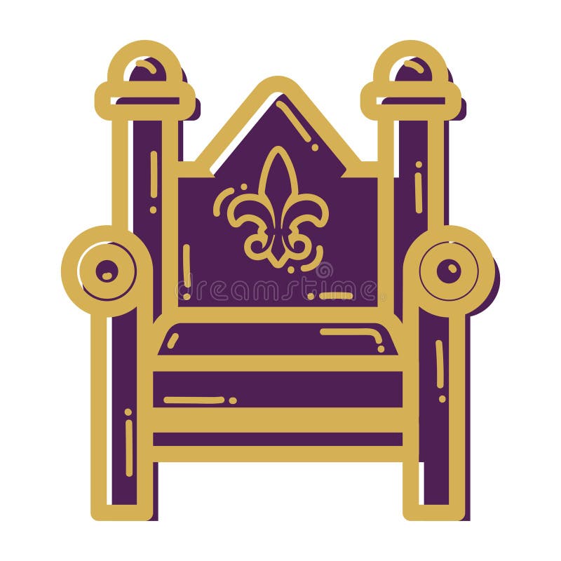 Isolated Throne Icon Royalty Icon Vector Stock Vector - Illustration of ...
