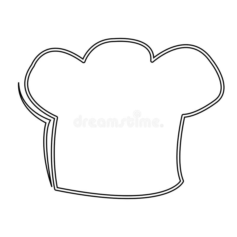 Isolated Toque Illustration Stock Vector - Illustration of isolated ...