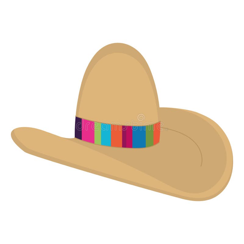 Isolated Traditional Mexican Hat Sketch Icon Vector Stock Vector ...