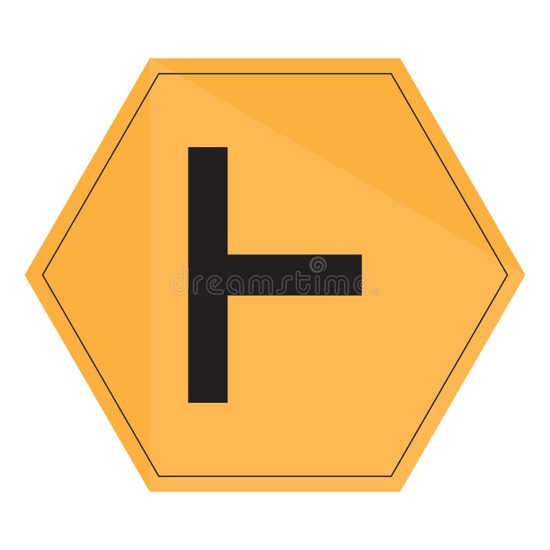 Isolated transit signal stock vector. Illustration of street - 92690307