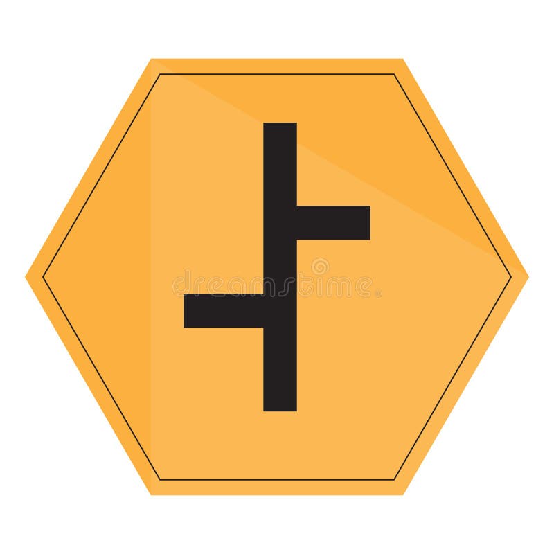 Isolated transit signal stock vector. Illustration of street - 87883630