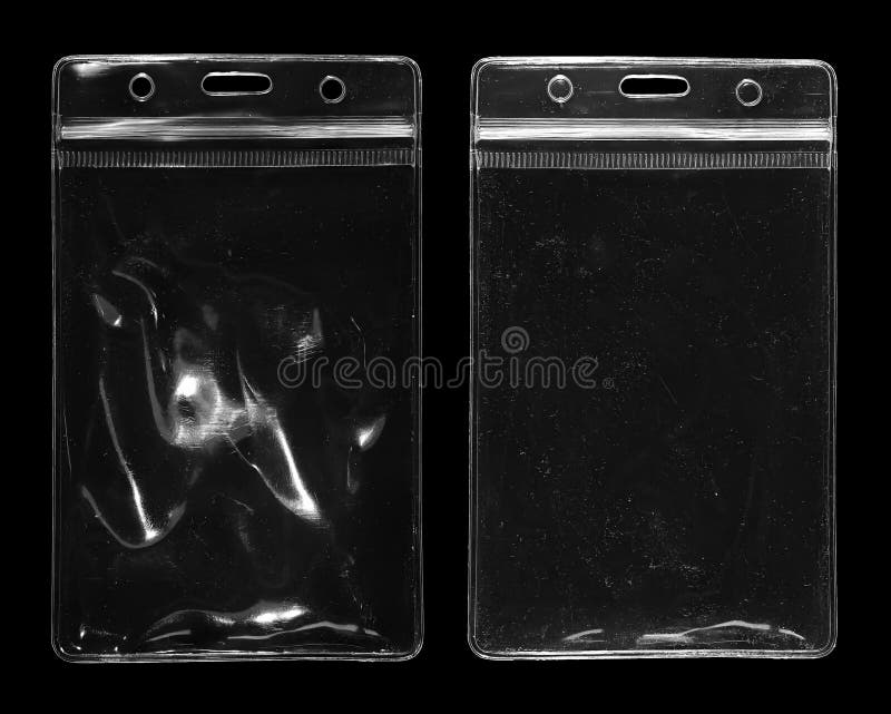 Isolated Transparent Zip Lock Plastic Packaging Stock Image - Image of ...