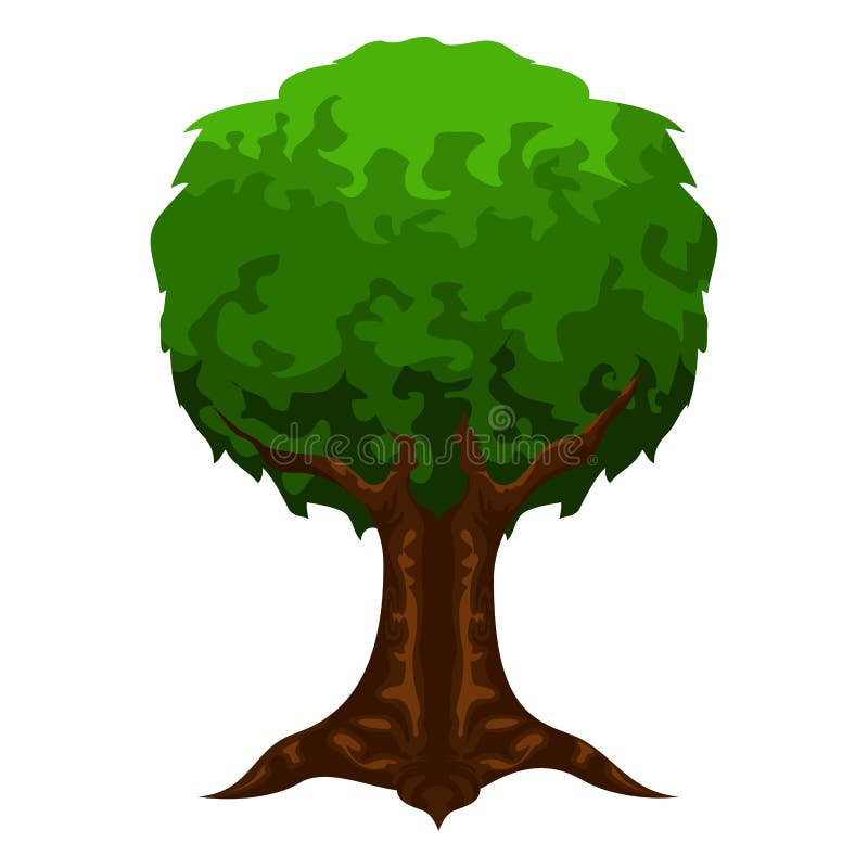Isolated tree icon stock vector. Illustration of ecology - 180044660
