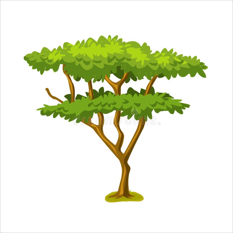Isolated Tree Vector Illustation Stock Vector - Illustration of branch ...