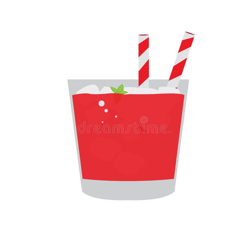 Isolated Tropical Cocktail Stock Vector Illustration Of Fresh 135324176
