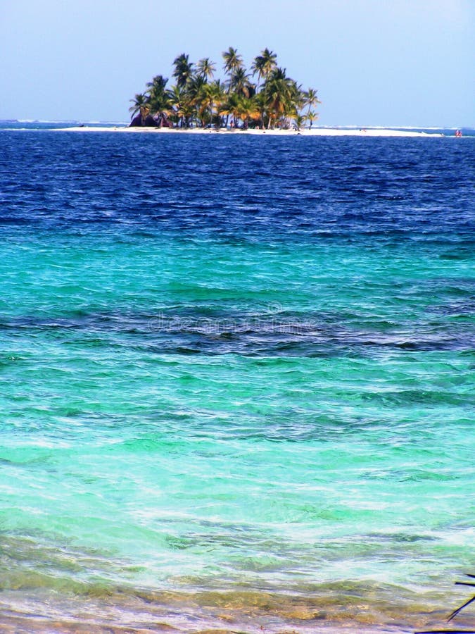 Isolated Tropical Island stock image. Image of tropic - 12358551