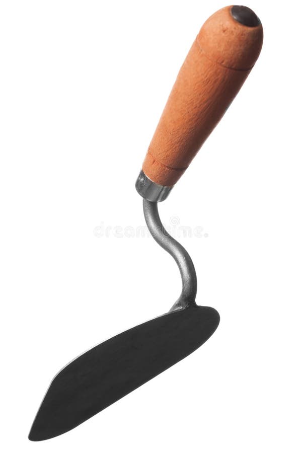 Isolated Trowel, Hand Tool, Studio Shot Stock Photo - Image of notched ...